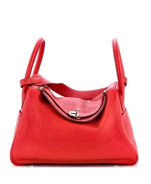 Hermès 30 Lindy Bag Clemence - Red