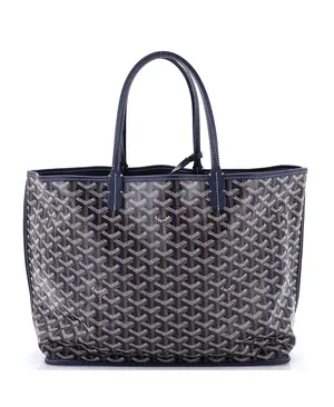 Goyard Pm Anjou Reversible Tote Coated Canvas - Blue