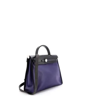 Hermès 31 Herbag Zip Berline Vache Canvas And Leather