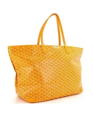 Goyard Gm Artois Tote Coated Canvas - Yellow