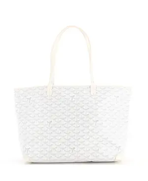 Goyard Mm Artois Tote Coated Canvas - White