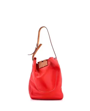Hermès 24 Virevolte Bag Swift With Clemence - Red