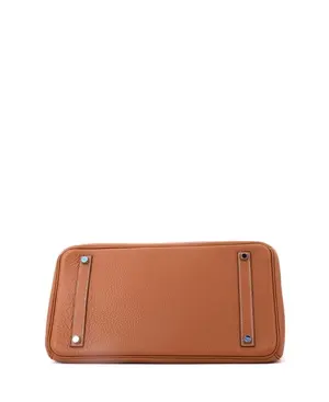 Hermès Birkin 35 Handbag Brown Togo With Palladium Hardware - Gold