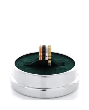 BOUCHERON Large Quatre Classique Ring 18k Tricolor And Pvd