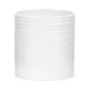 PORTMEIRION Sophie Conran Large Oval Utensil Jar - White