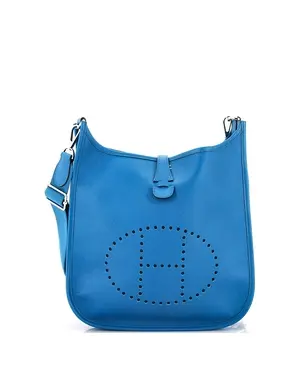 Hermès Pm Evelyne Bag Gen Iii Epsom - Blue