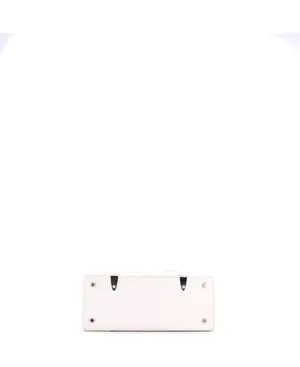 Goyard Pm Saigon Top Handle Bag Coated Canvas With Leather - White
