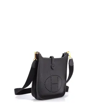 Hermès Tpm Evelyne Bag Gen Iii Clemence - Black