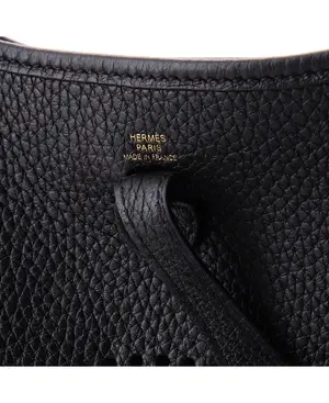 Hermès Tpm Evelyne Bag Gen Iii Clemence - Black