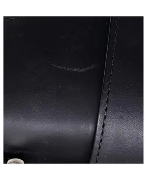 Goyard Pm Saigon Top Handle Bag Coated Canvas With Leather - Black