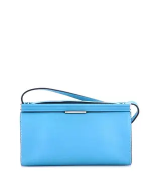 Hermès 21 Clic-h Shoulder Bag Evercolor Blue