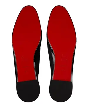 CHRISTIAN LOUBOUTIN Sweetie Jane Strass Ballerina Flats - Black