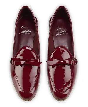 CHRISTIAN LOUBOUTIN Mocastrass Loafers With Bow Detailing - Empire