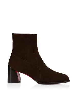 CHRISTIAN LOUBOUTIN Ira Zipped Booties - Cosme