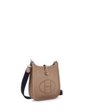 Hermès Tpm Evelyne Bag Gen Iii Clemence - Gray