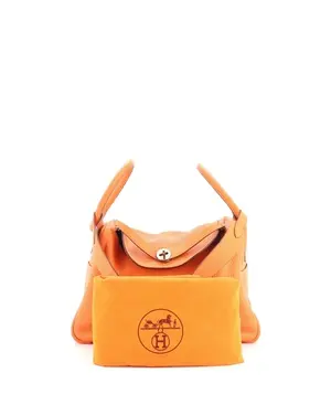 Hermès 34 Lindy Bag Clemence - Orange
