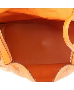 Hermès 34 Lindy Bag Clemence - Orange