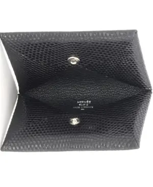 Hermès Calvi Card Holder Lizard