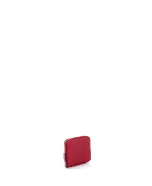 Hermès Compact Azap Zip Around Wallet Silk'in Epsom
