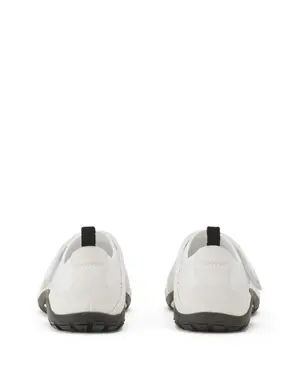 LANVIN Lnv1 Knit And Suede Sneakers - White/black