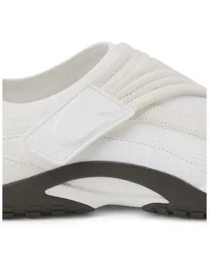 LANVIN Lnv1 Knit And Suede Sneakers - White/black