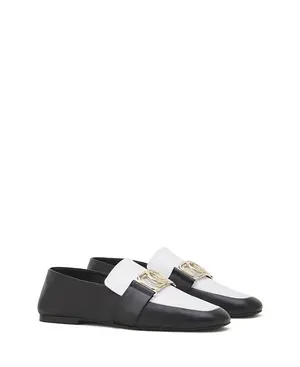 LANVIN Mother & Daughter Slip-on Loafers - Black/white