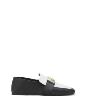 LANVIN Mother & Daughter Slip-on Loafers - Black/white