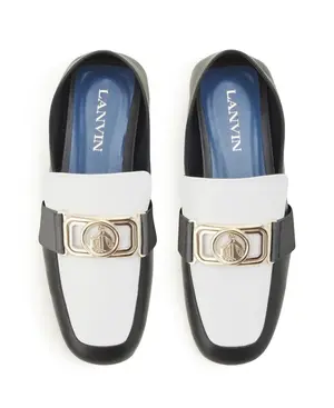 LANVIN Mother & Daughter Slip-on Loafers - Black/white