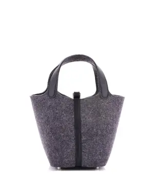 Hermès Pm Picotin Lock Bag Felt With Leather