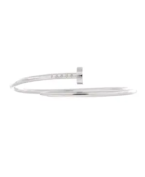CARTIER Small Juste Un Clou Bracelet 18k Gold - White