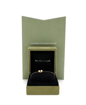 VAN CLEEF & ARPELS Mini Frivole Bracelet 18k With Emerald