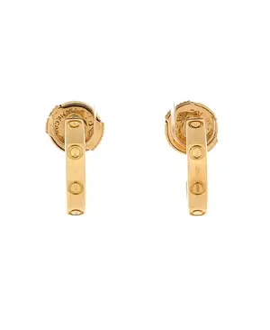CARTIER Small Love Hoop Earrings 18k - Gold