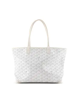Goyard Pm Artois Tote Coated Canvas - White