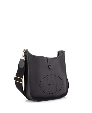 Hermès Evelyne Bag Gen Iii Clemence - Black
