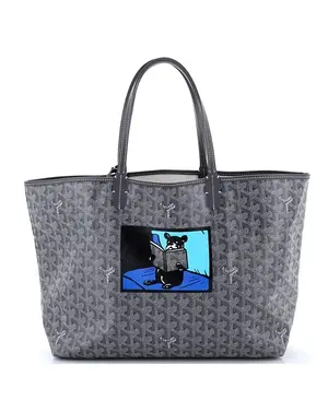 Goyard Pm Saint Louis Tote Printed Coated Canvas