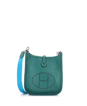 Hermès Tpm Evelyne Bag Gen Iii Clemence - Green