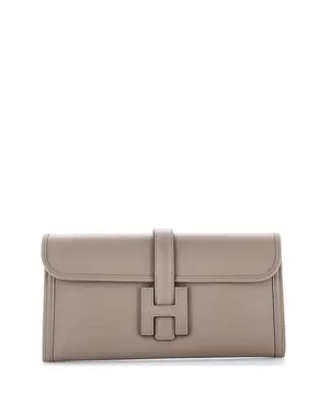 Hermès 29 Jige Elan Clutch Swift - Gray