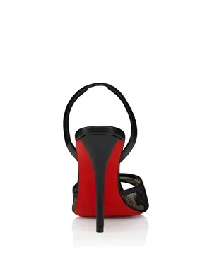 CHRISTIAN LOUBOUTIN Miss Z Lace Sling Slingback Pumps