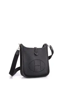 Hermès Tpm Evelyne Bag Gen Iii Clemence - Black