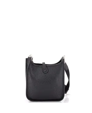 Hermès Tpm Evelyne Bag Gen Iii Clemence - Black