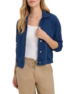 NIC+ZOE Terry Bubble Jacket - Medium Wash