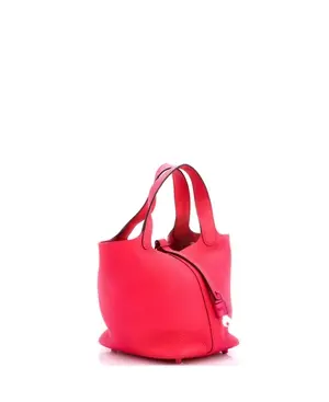 Hermès Pm Monochrome Picotin Lock Bag Clemence