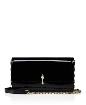 CHRISTIAN LOUBOUTIN Bettina Chain Wallet - Black