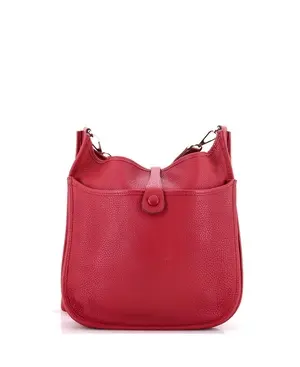 Hermès Pm Evelyne Bag Gen Iii Clemence - Red