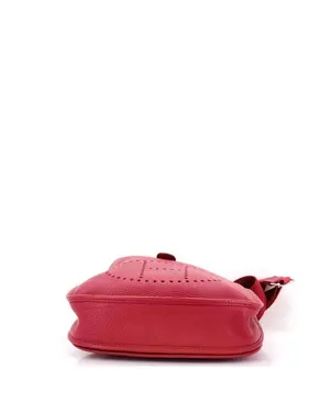 Hermès Pm Evelyne Bag Gen Iii Clemence - Red