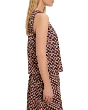 NIC+ZOE Transit Tiles Sleeveless Top
