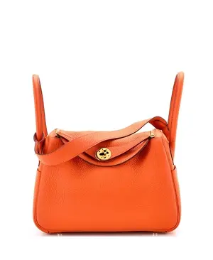 Hermès 26 Lindy Bag Clemence - Orange