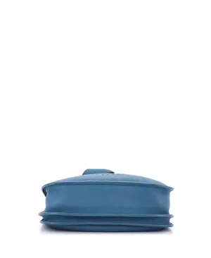 Hermès Pm Evelyne Bag Gen Iii Clemence - Blue