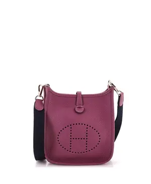Hermès Tpm Evelyne Bag Gen Iii Clemence - Purple