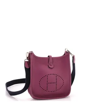 Hermès Tpm Evelyne Bag Gen Iii Clemence - Purple
